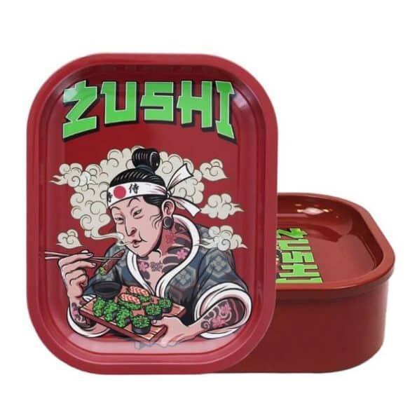Best Buds Thin Box Rolling Tray With Storage - Zushi - The Hempers